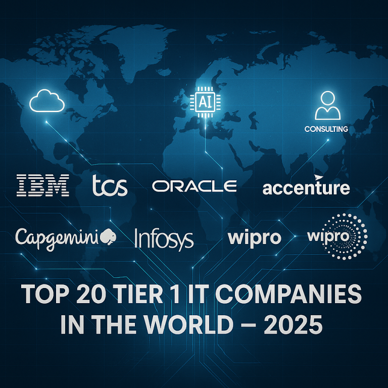 Top 20 Tier 1 IT Companies in the World (2025) – IBM, TCS, Oracle ...